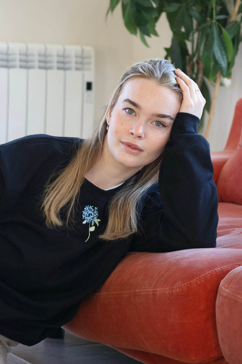Single Hydrangea Sweater – Emma Warren ltd