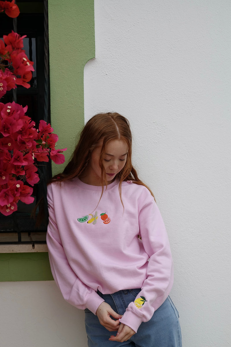 Tropical fruit mix sweater – Emma Warren ltd