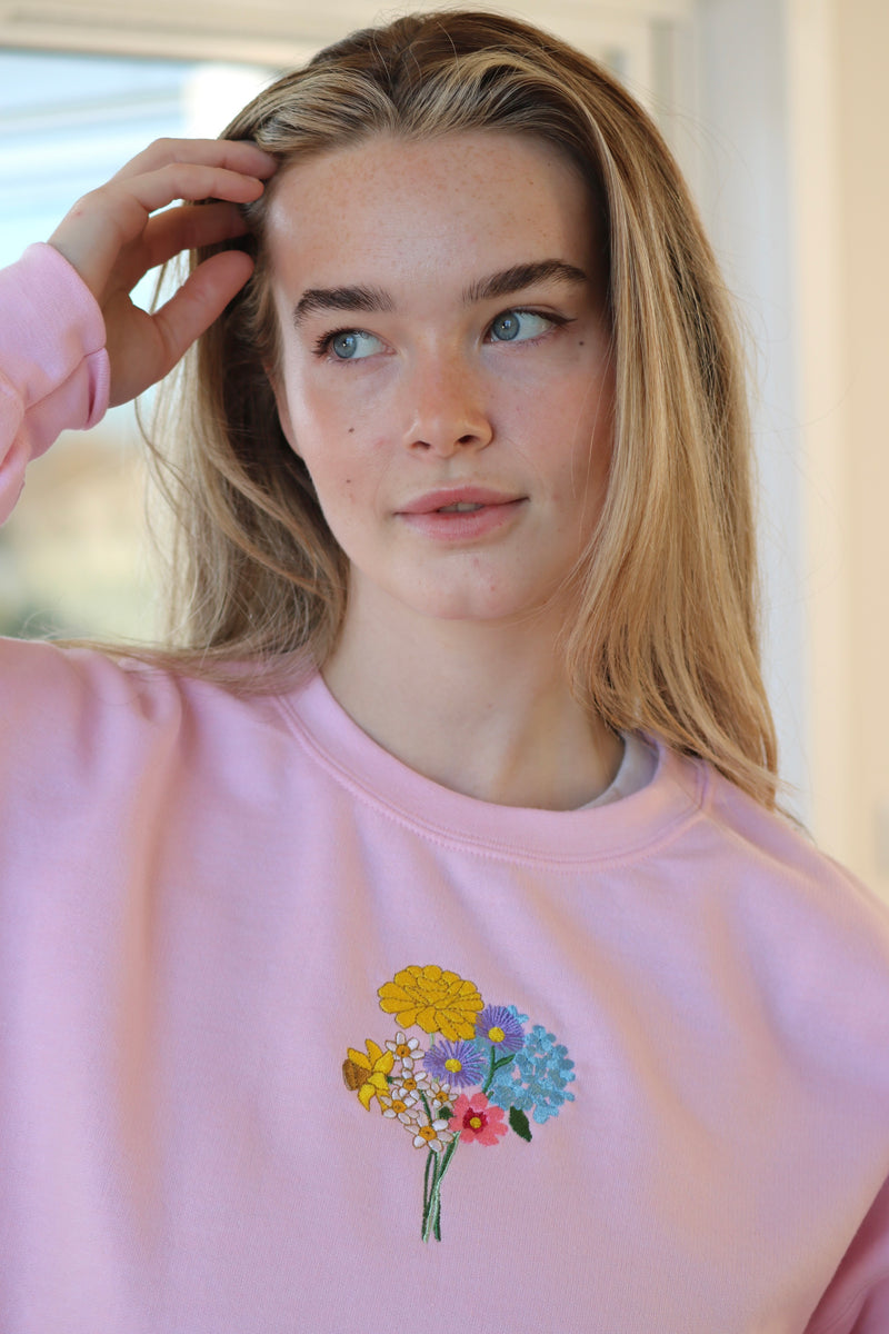 Hydrangea Bunch Sweater – Emma Warren ltd