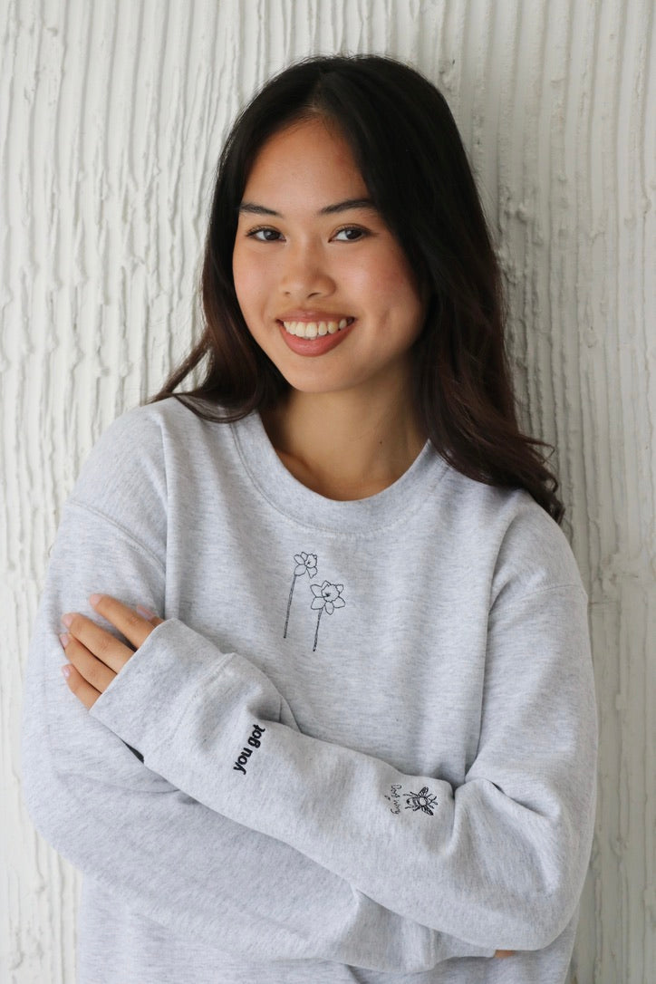 You Got This embroidered sweater – Emma Warren ltd