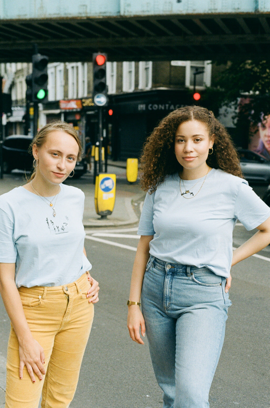 Dancing wildflower embroidered slogan organic t-shirt. – Emma Warren ltd